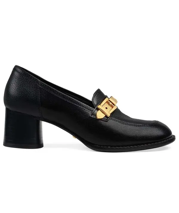 Gucci Chain-detail 55mm Block-heel Loafers