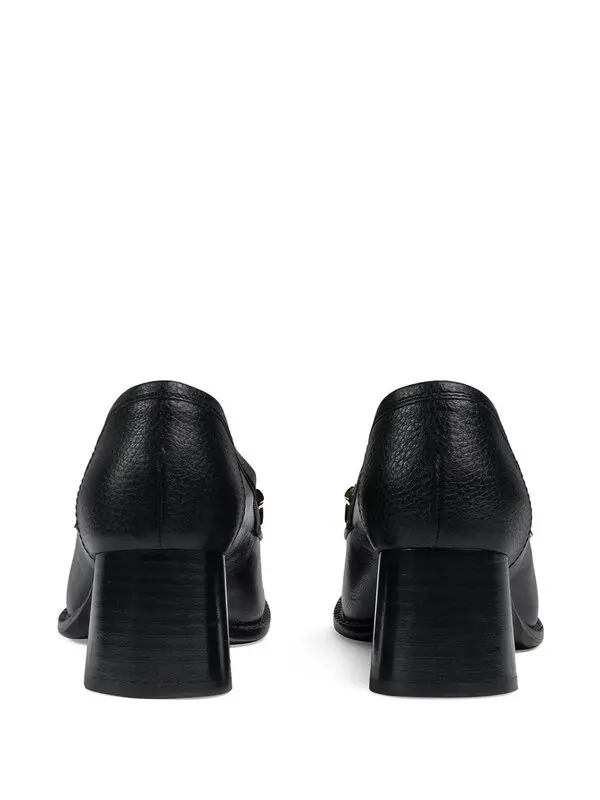 Gucci Chain-detail 55mm Block-heel Loafers