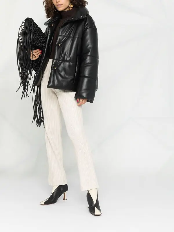 Nanushka Straight-leg Pleated Trousers