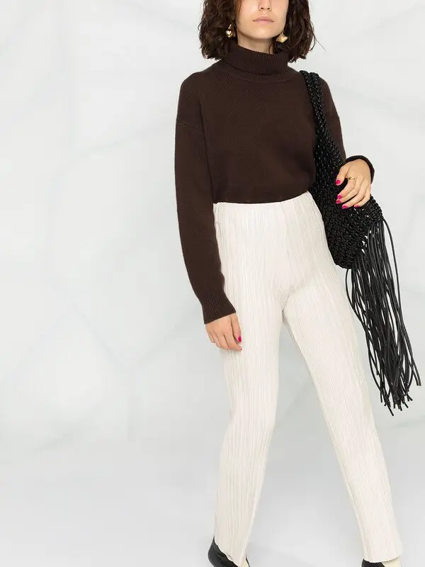 Nanushka Straight-leg Pleated Trousers