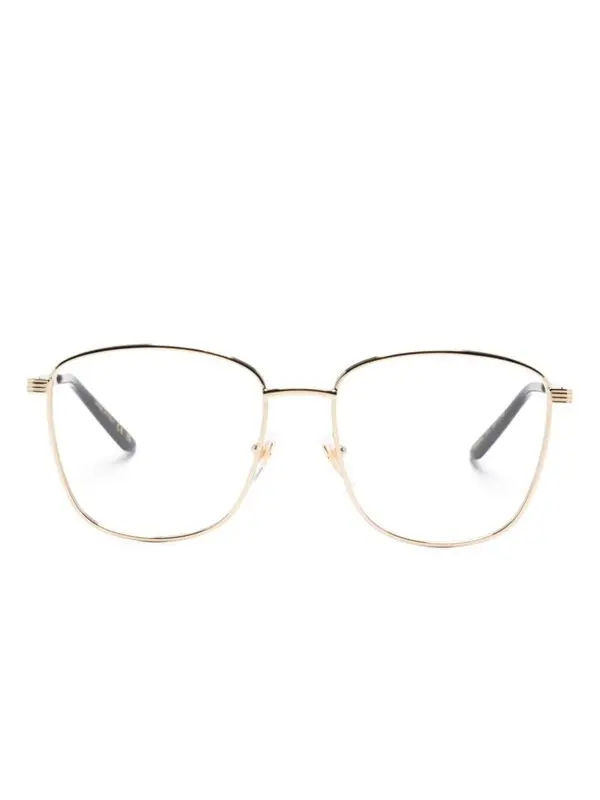 Gucci Square-frame Glasses - Metallic