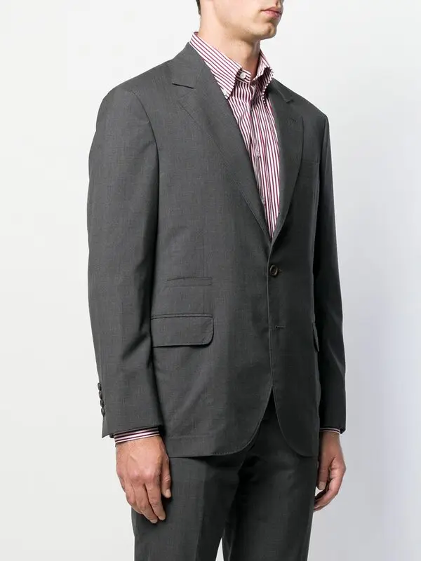 Brunello Cucinelli Micro-check Suit Jacket