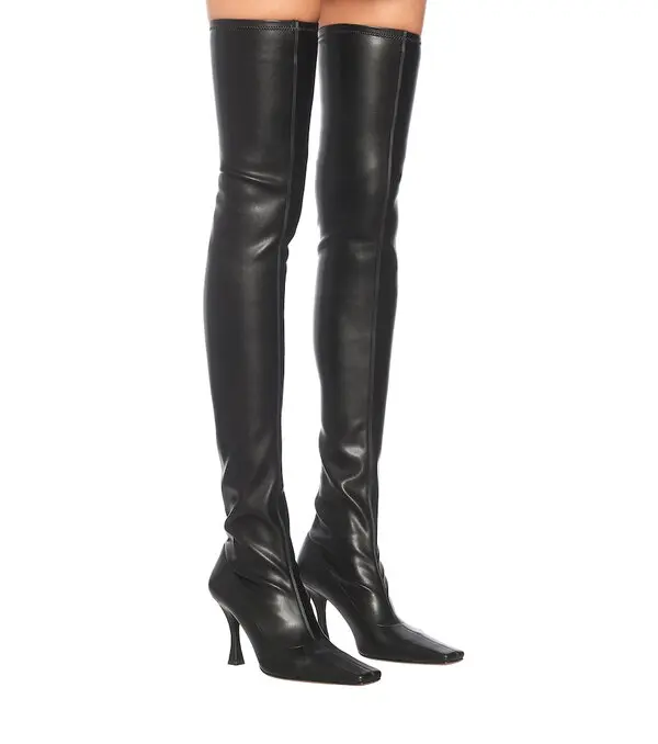 Proenza Schouler Over-the-knee Square Toe Boots