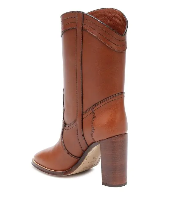 Saint Laurent Kate 90 Leather Boots