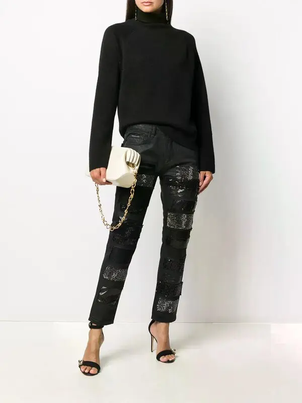 Philipp Plein Customised Boyfriend Jeans