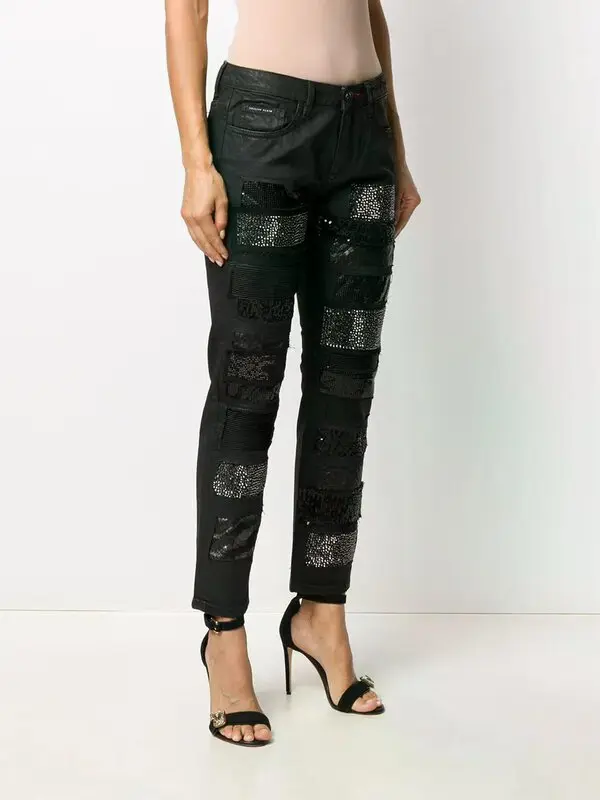 Philipp Plein Customised Boyfriend Jeans