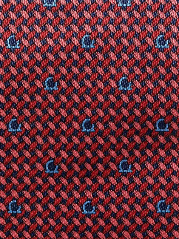 FERRAGAMO Gancini Motif Pointed-tip Neck Tie