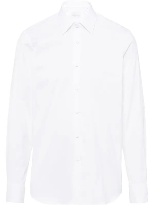 Prada Spread Collar Button-up Shirt