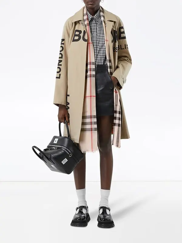 Burberry Oversized Vintage Check Scarf - Neutrals