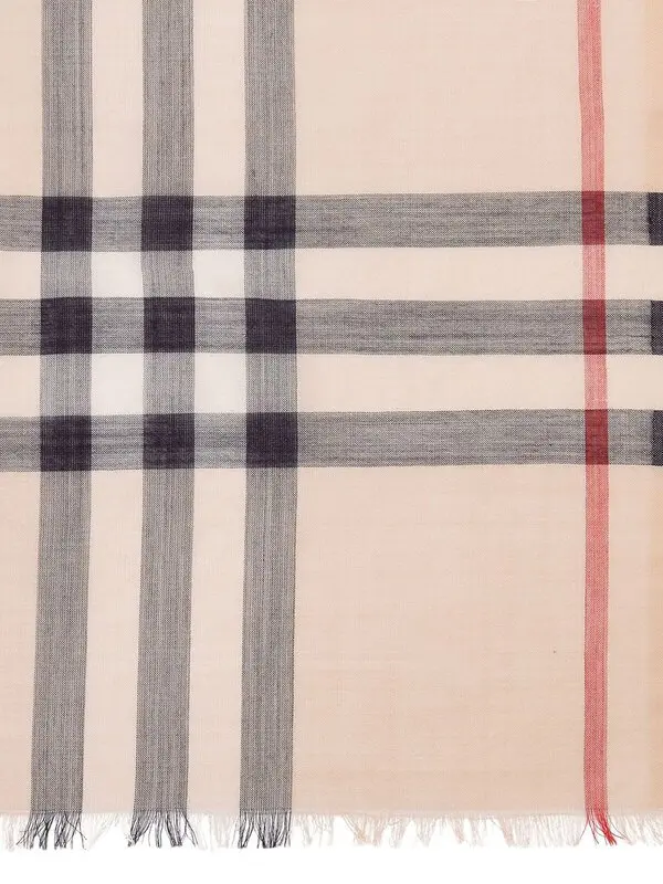 Burberry Oversized Vintage Check Scarf - Neutrals