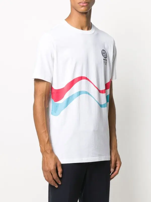 Paul Smith Graphic-print Organic Cotton T-shirt