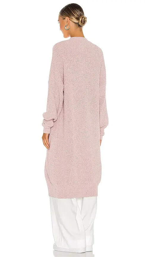 SNDYS. Nettie Knit Cardigan In Pink