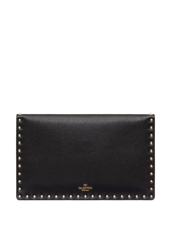 Valentino Garavani Rockstud Envelope Clutch - Black