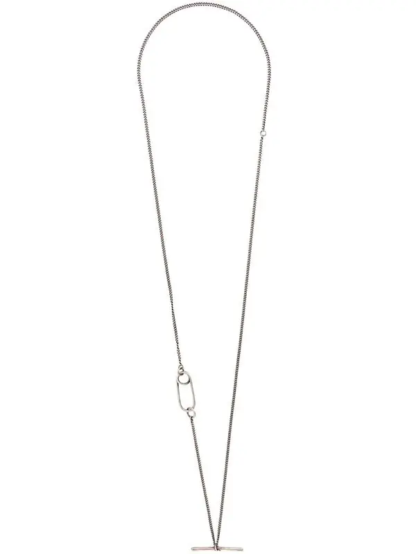 Werkstatt:München Safety Pin Pendant Necklace - Silver