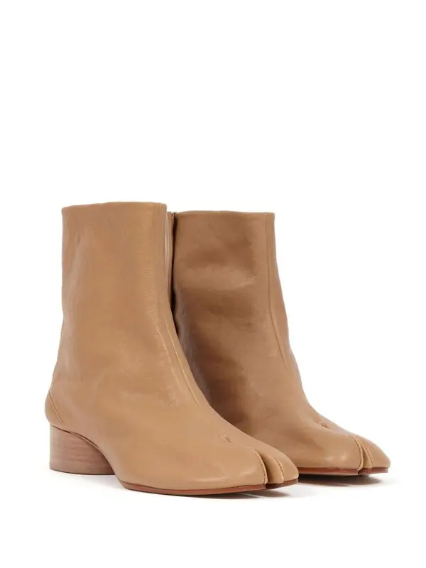MAISON MARGIELA Tabi 30mm Leather Ankle Boots
