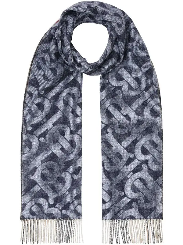 Burberry Reversible Cashmere Check Scarf
