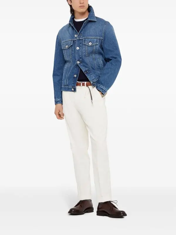 Brunello Cucinelli Ribbed Cashmere Jumper - Blue