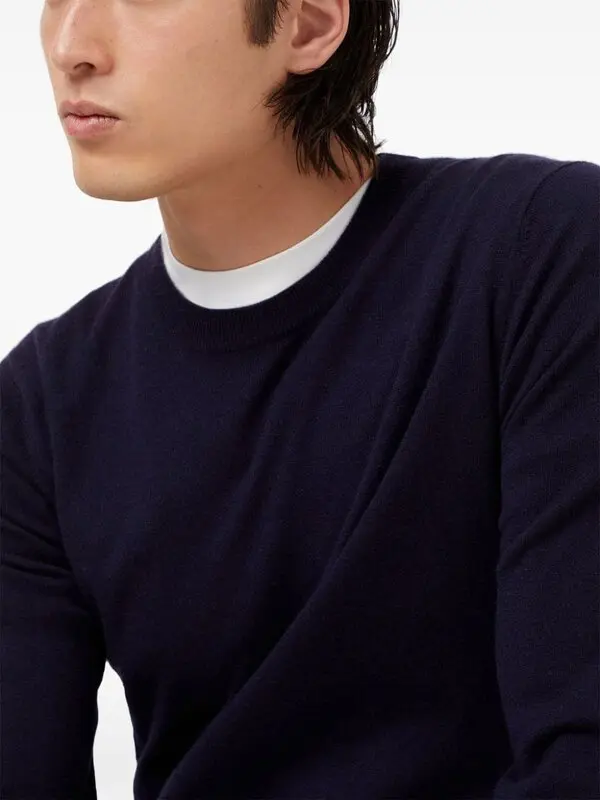 Brunello Cucinelli Ribbed Cashmere Jumper - Blue