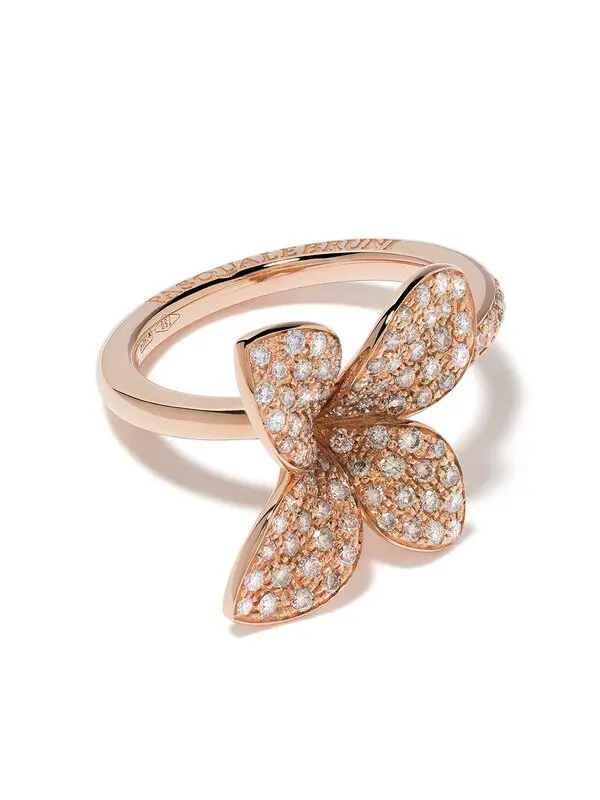 Pasquale Bruni 18kt Rose Gold Diamond Petit Garden Ring - Pink