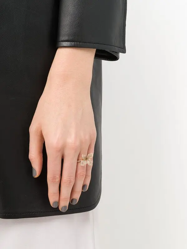 Pasquale Bruni 18kt Rose Gold Diamond Petit Garden Ring - Pink