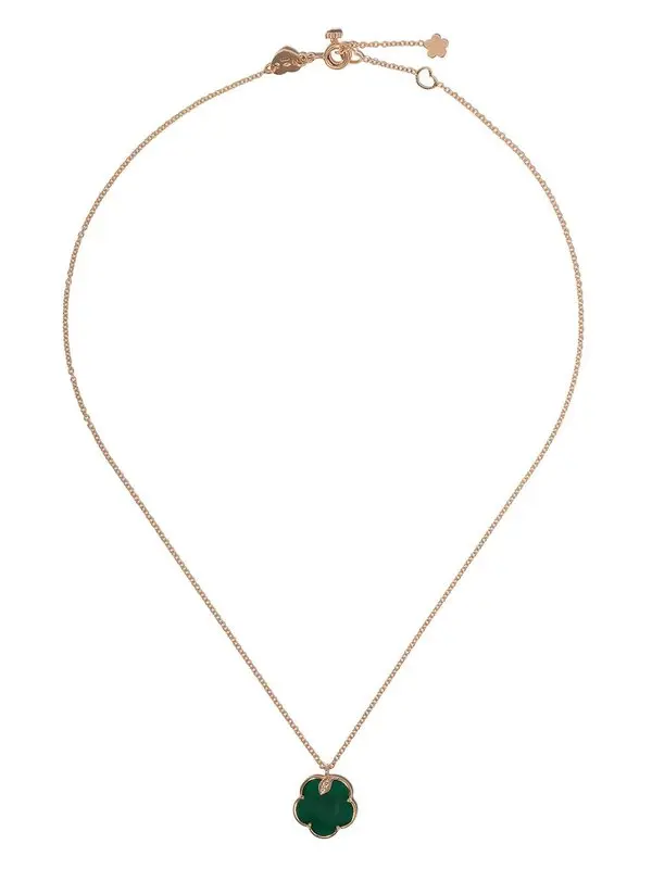 Pasquale Bruni 18kt Rose Gold, Agate And Diamond Bon Ton Necklace - Pink