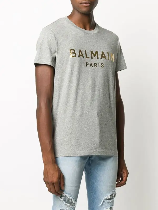 Balmain Foil Logo T-shirt