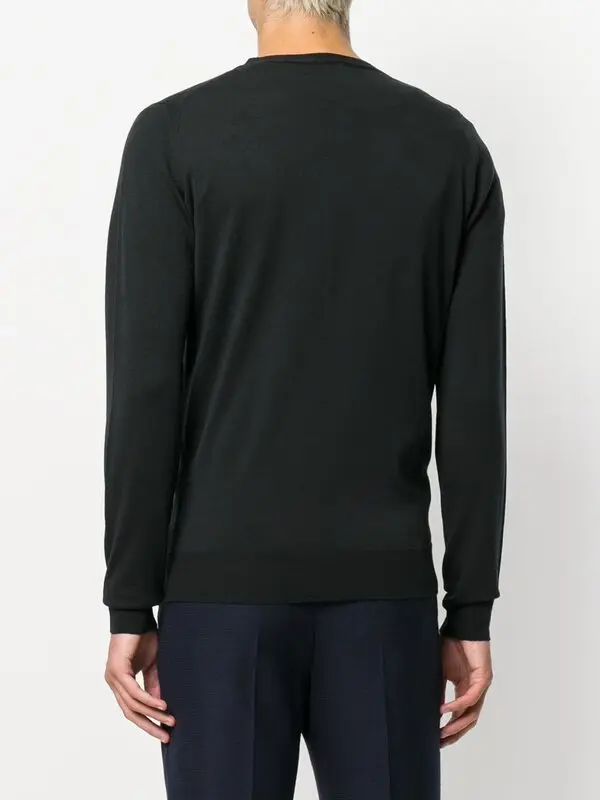 John Smedley Merino Wool Cardigan - Black - 42% Off | Editorialist