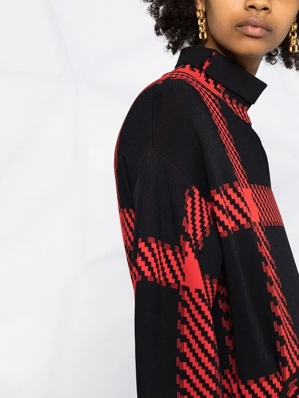 Stella McCartney Check-print Belted Dress