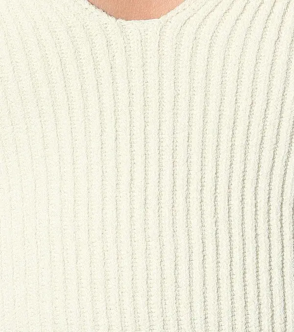 Khaite Yves Ribbed-knit Bodysuit