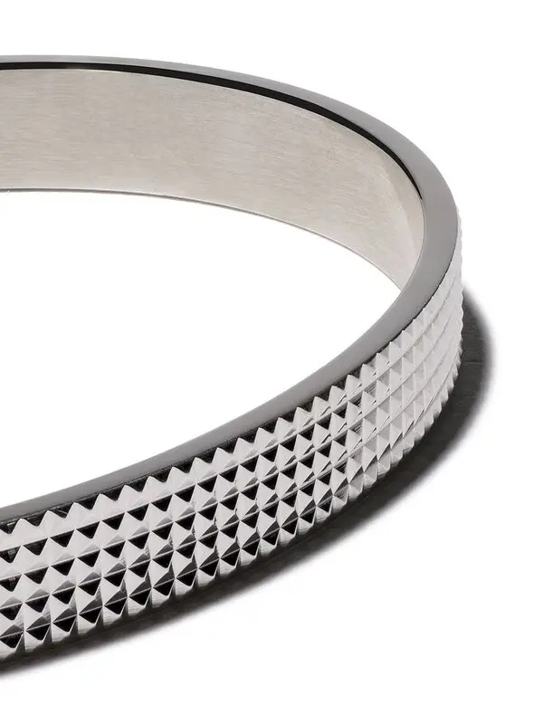 Le Gramme 23 Grammes Guilloche Pyramid Bracelet