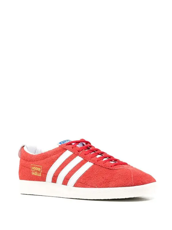 Adidas Gazelle Vintage Low Top Sneakers - Red