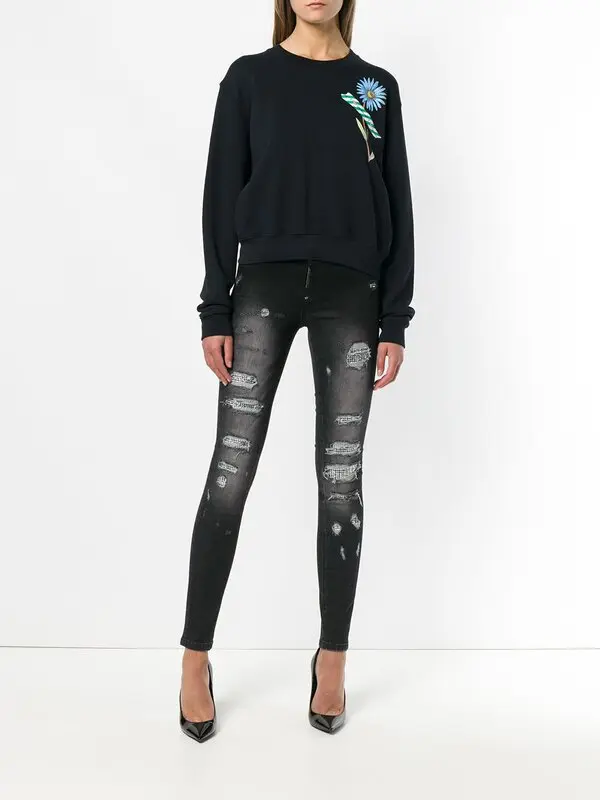 Philipp Plein Distressed Skinny Jeans