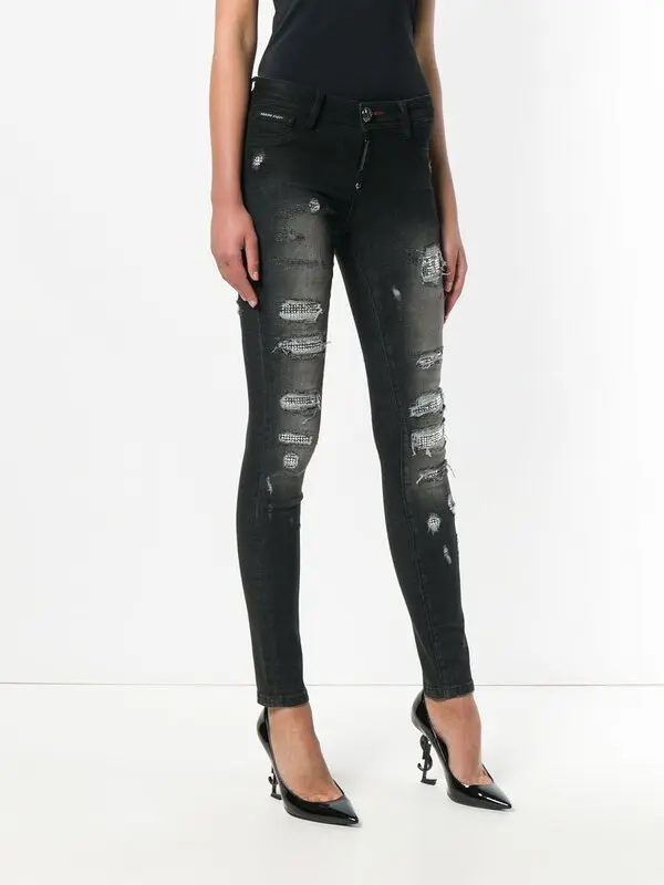 Philipp Plein Distressed Skinny Jeans
