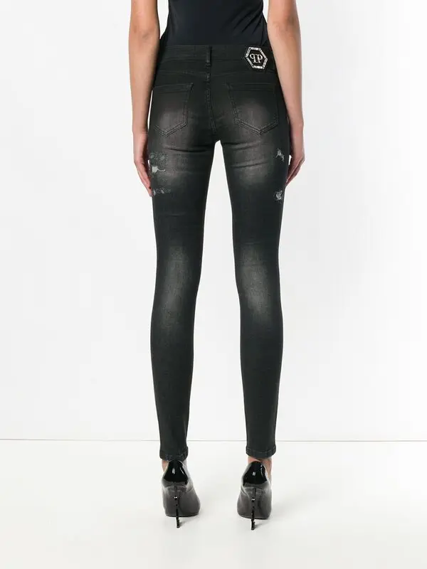 Philipp Plein Distressed Skinny Jeans