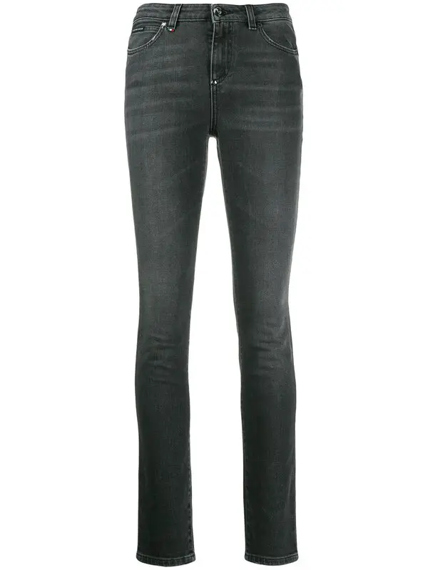 Philipp Plein Miss Slim-fit Jeans - Black