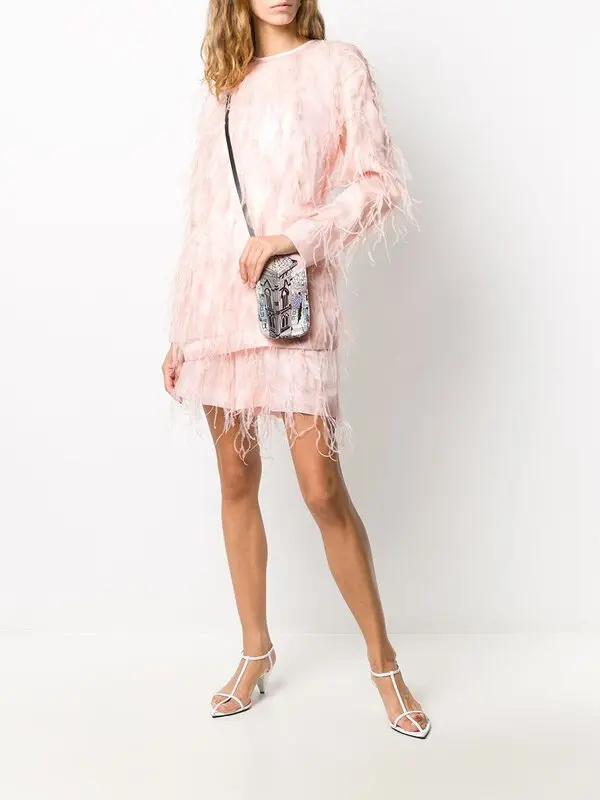 Emilio Pucci Feather Embroidery Shorts
