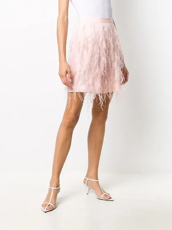 Emilio Pucci Feather Embroidery Shorts