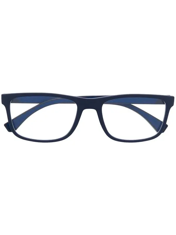 Emporio Armani Square Eyeglasses - Blue