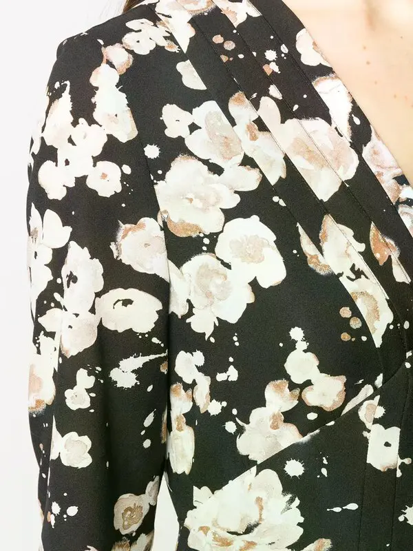 Moschino Floral Print Maxi Dress