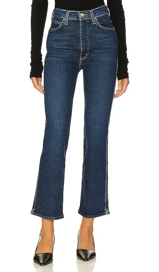 AGOLDE Pinch Waist High Rise Kick Flare Jeans - Song