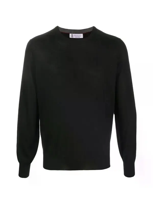 Brunello Cucinelli Crew Neck Jumper - Black