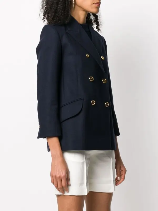 PATOU Long Sleeve Double-breasted Blazer