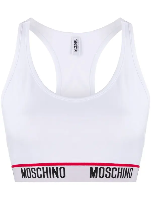 Moschino Logo-tape Sports Bra