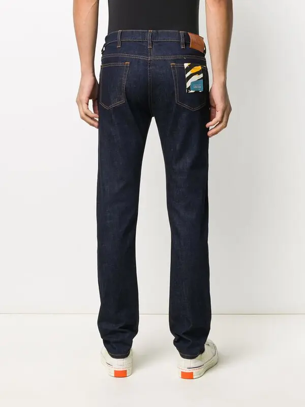 Paul Smith Mid-rise Slim-fit Jeans - Blue