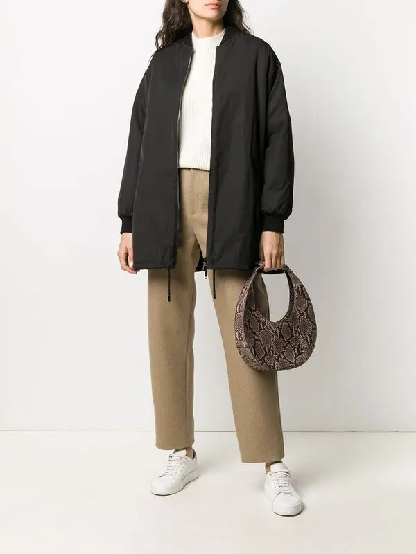 LISKA Oversized Bomber Jacket