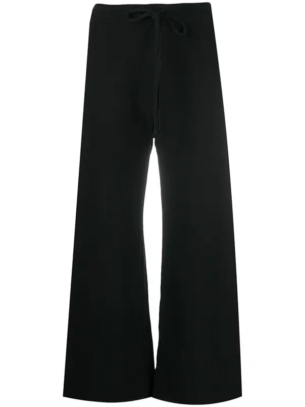 NILI LOTAN Drawstring Cropped Track Pants