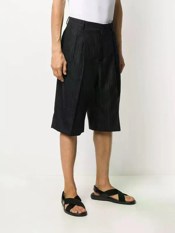FERRAGAMO Striped Tailored Shorts