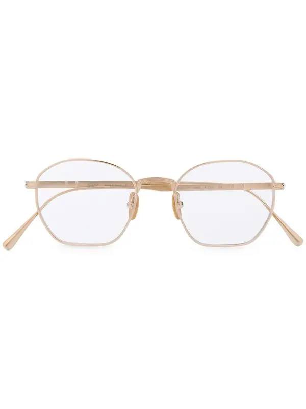 Persol Round Frame Sunglasses - Gold