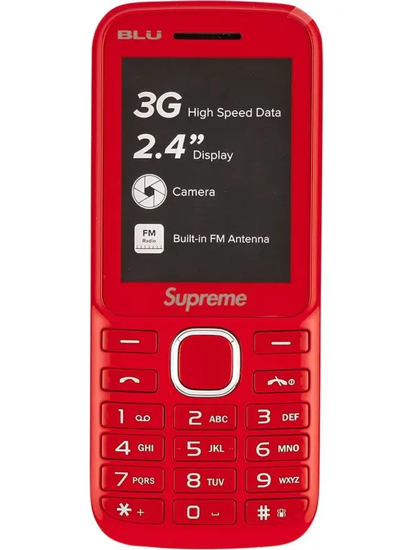 Supreme Blu Burner Phone - Red