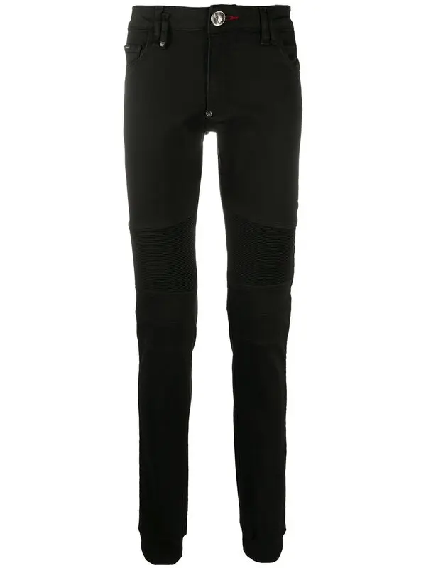 Philipp Plein Slim Fit Jogging Jeans - Black